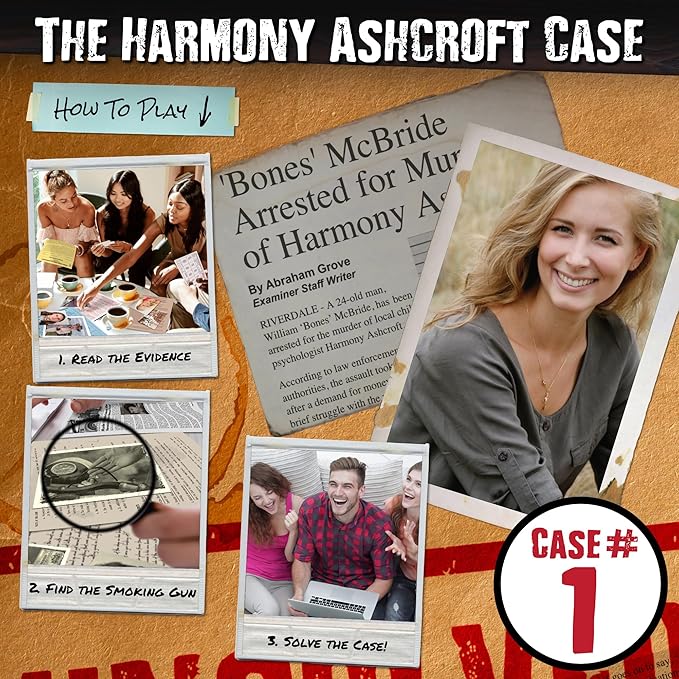 Unsolved Case Files - 3 Case Bundle – Harmony Ashcroft, Jane Doe, and